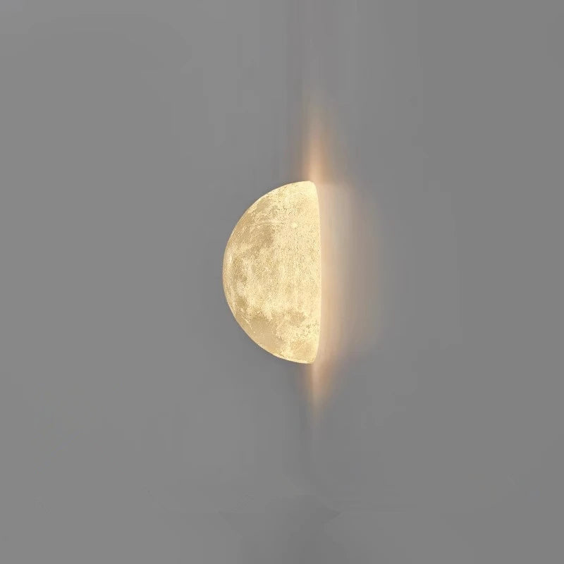 Half Moon Wall Light – Cozy Wall Sconce for Bedroom – LuxelyLight